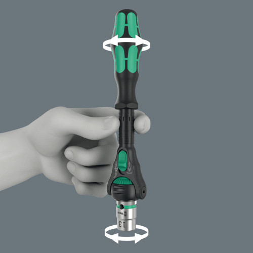 Wera 8000 C 1/2'' Sq. Zyklop Speed Ratchet – Black Edition - ITS