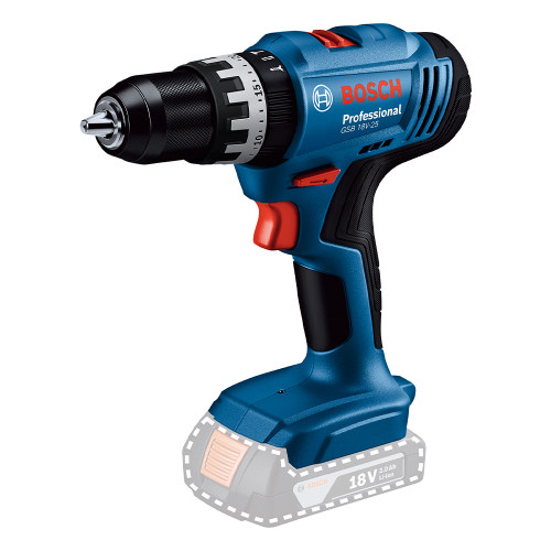Bosch GSB 18V-25 18V Combi Drill, GDR 18V-215 18V Brushless Impact ...