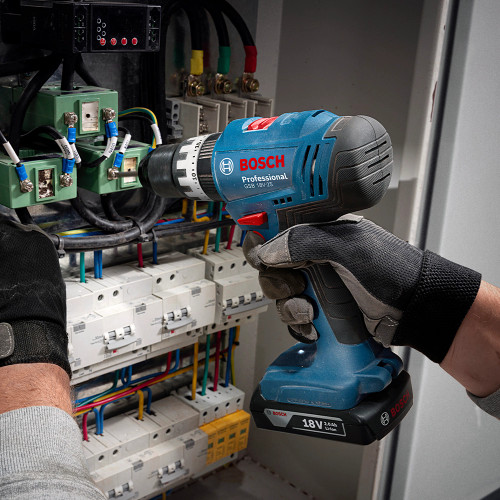 Bosch GSB 18V-25 18V Combi Drill, GDR 18V-215 18V Brushless Impact ...