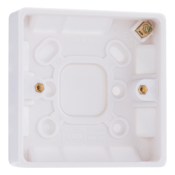 BG Electrical 800 Series 1-Gang Surface Pattress Surface Box - 16mm ...