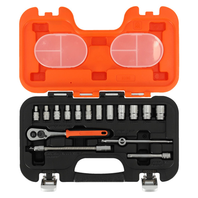 Bahco 16 Piece 1/4" Sq. Socket Set | Bahco Socket Sets | ITS.co.uk