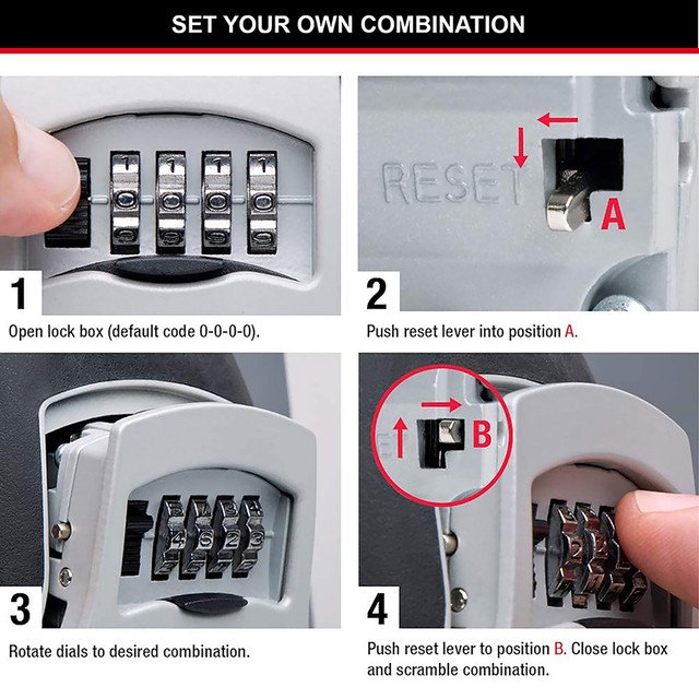Master Lock Wall Mounted Key Storage Security Box | Master Lock Safes ...