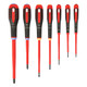 Bahco VDE 7 Piece Ergo Slotted/PZ Screwdriver Set | Bahco Screwdriver Sets | ITS.co.uk