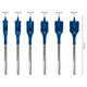 Bosch EXPERT 6 Piece Self-Cut Speed Flat Drill Bit Set 13-25mm | Bosch ...