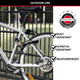 Master Lock 90cm x 10mm Hardened Steel Chain with Keyed Mini U | Master ...