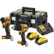 Dewalt DCK2050H2T 2 Piece 18V Power Tool Kit, 2x 5.0Ah Powerstack Batteries, Charger & Case ...