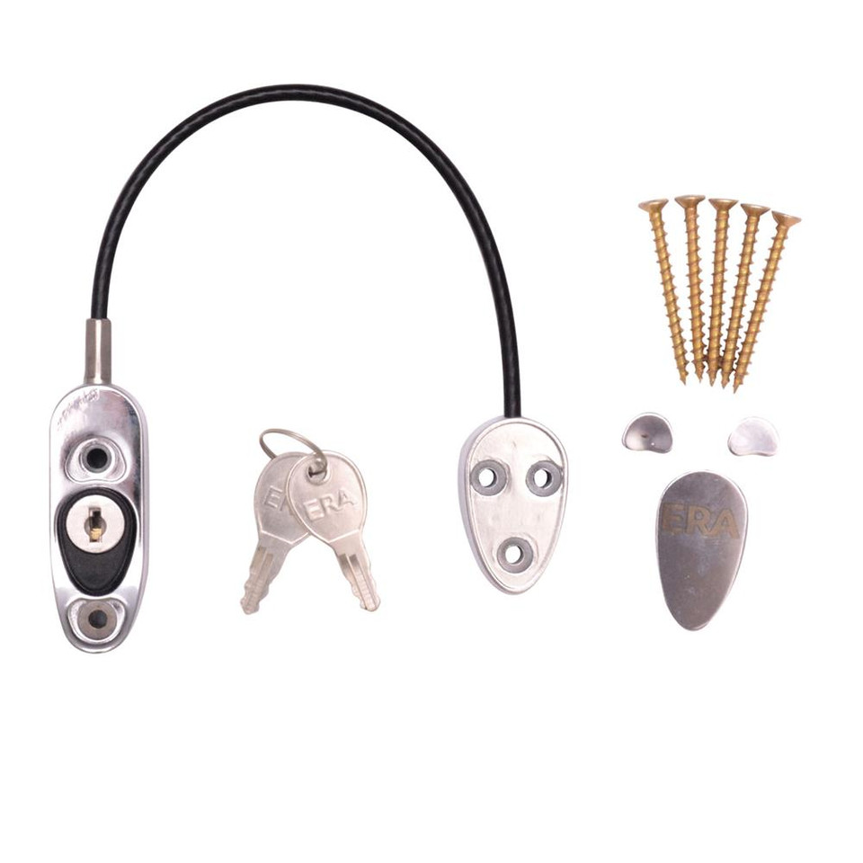 ERA Window Safety Locking Restrictor - Chrome | ERA Window Restrictors ...