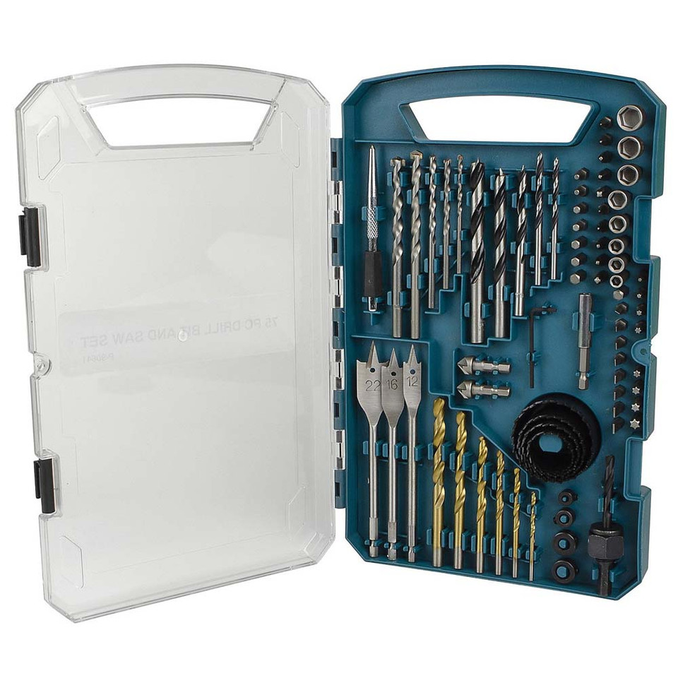 Makita P-90641 75 Piece Combination Accessory Kit | ITS.co.uk|