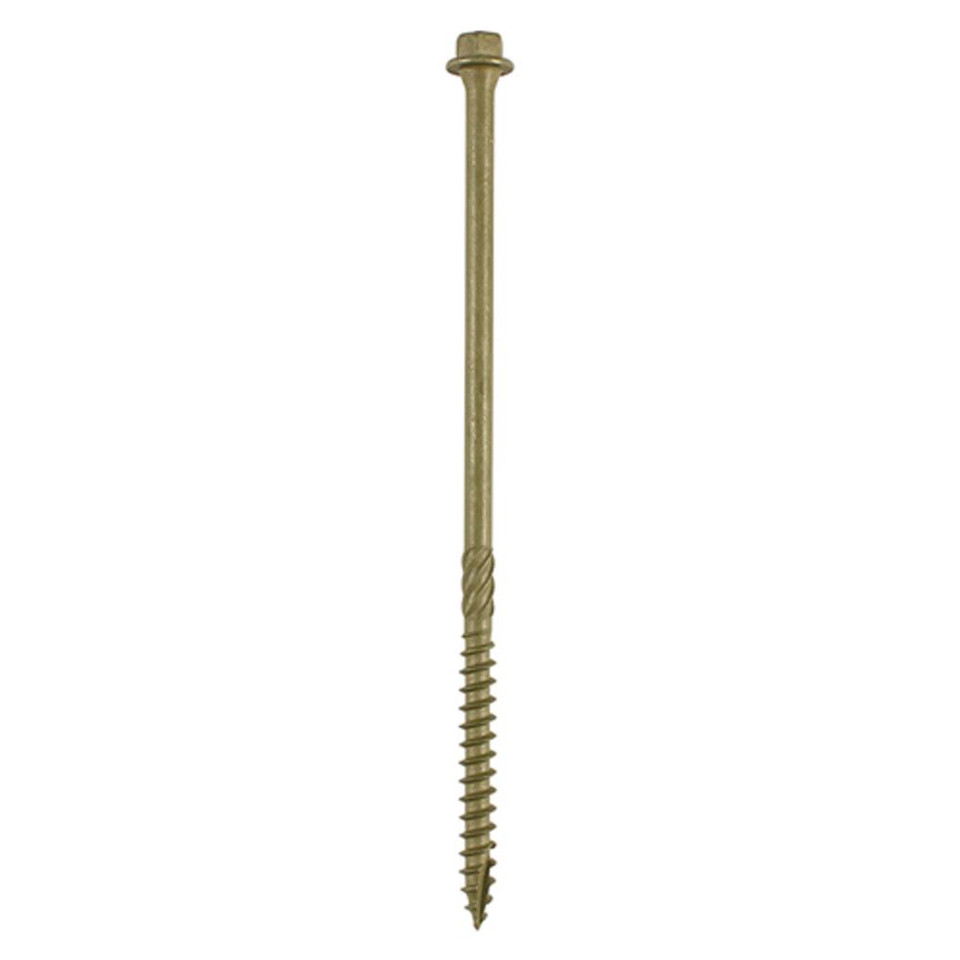 Timco 6.7 x 150mm In-Dex Timber Screw Hex Head Green Organic - Box of 50
