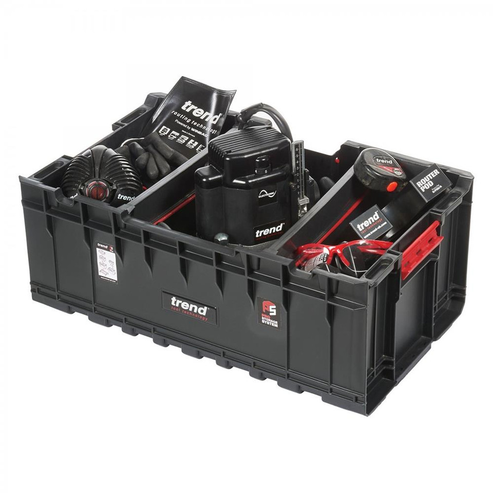 Trend MS/P/200TD Pro Modular Storage Tote 200 with Divider | Next Day ...