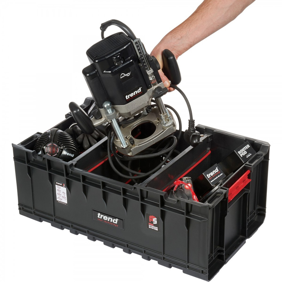 Trend MS/P/200TD Pro Modular Storage Tote 200 with Divider | Next Day ...