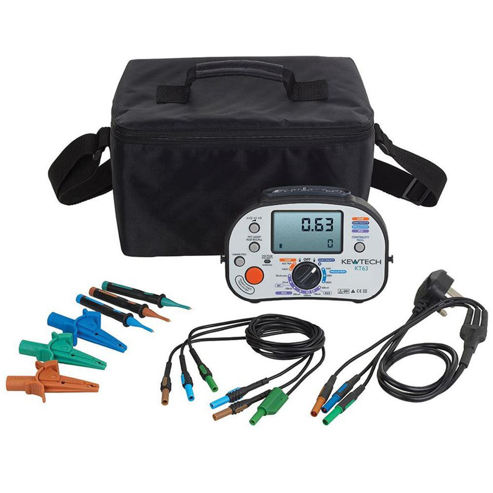 Kewtech KT63DL Multi-Function Tester | Kewtech Digital Detectors ...