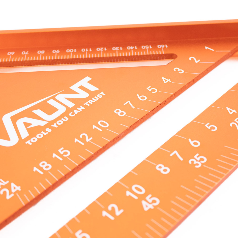 Vaunt 180mm & 300mm Aluminium Rafters Metric Speed Square Set | Vaunt ...