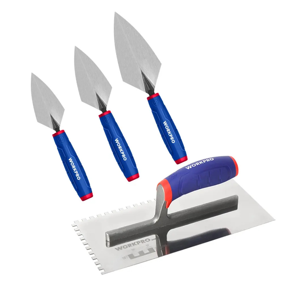 WORKPRO 4 Piece Bricklaying Trowels Set - ITS