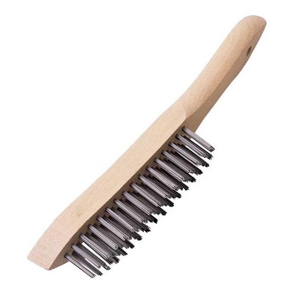 Prodec 12 Inch 4 Row Wire Brush | Prodec Wire Brushes | ITS.co.uk