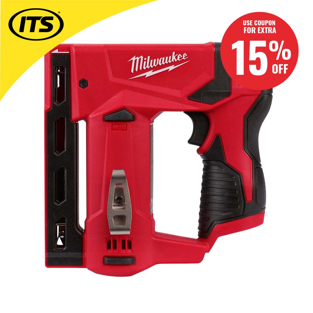 Milwaukee M12 BST 0 12V Narrow Crown Stapler Milwaukee Narrow Crown Staplers ITS