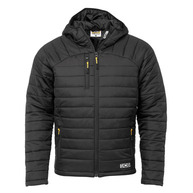 JCB Padded Jacket - Black | JCB Work Jackets | ITS.co.uk