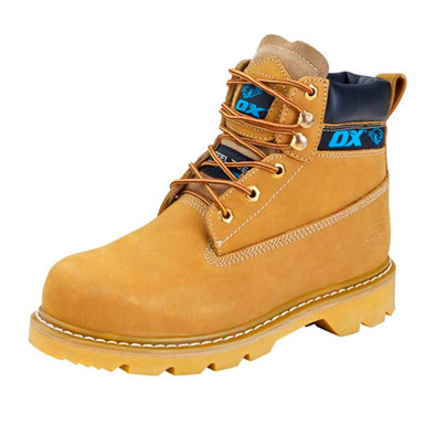 OX Nubuck Safety Boots - Honey | OX Tools Safety Boots | ITS.co.uk