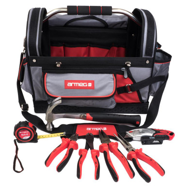 Armeg 8 Piece Hand Tool Kit With Tote | ITS.co.uk|