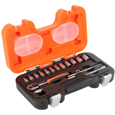 Bahco 16 Piece 1/4" Sq. Socket Set | Bahco Socket Sets | ITS.co.uk