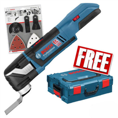 Bosch 18v Li-ion Brushless Multi-Cutter (Body) with L-Boxx - ITS