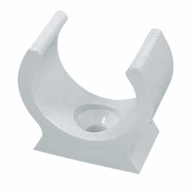 20mm uPVC Round Conduit U Clips White - Pack of 10 - ITS