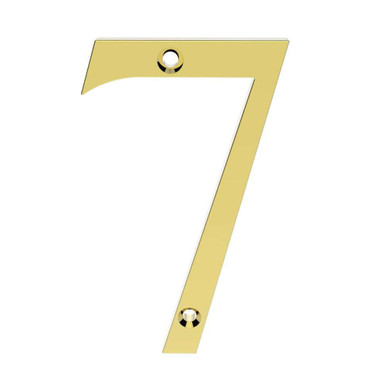 Carlisle Brass Numeral Face Fix No.7 - Polished | Carlisle Brass Door ...