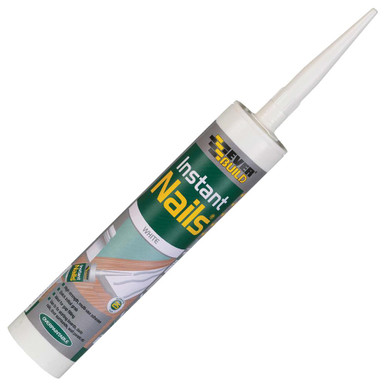 Everbuild Instant Nails Solvent Free Adhesive, White, 290 ml ...