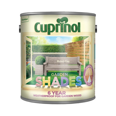 Cuprinol Garden Shades Paint, Muted Clay - 2.5L | Cuprinol Shed & Fence ...