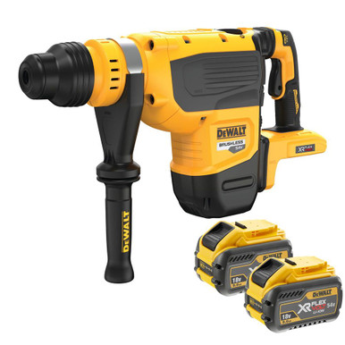 Dewalt DCH735X2 54V XR FLEXVOLT 48 mm SDS-Max Hammer - 2 x 9Ah - ITS