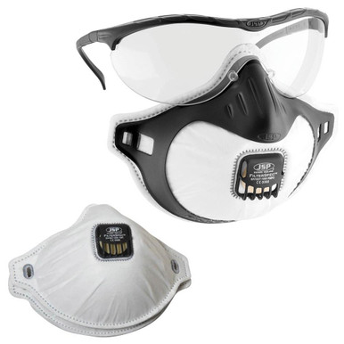 JSP Filter Spec Valved FFP3 - 3 x P3 Filters | ITS.co.uk|