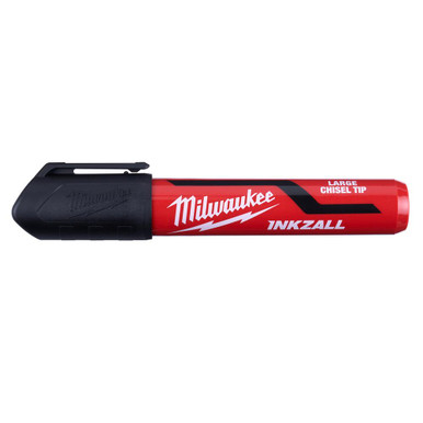 Milwaukee INKZALL Black XL Chisel Tip Multi-Surface Marker | Milwaukee ...