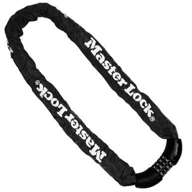 Master Lock 90cm x 8mm Hardened Steel Chain with 4-Digit Set-Your-Own ...