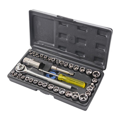 ITS 1/4'' Drive 40 Piece Socket Set