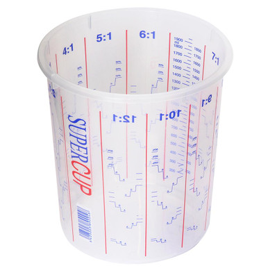 Glass Cast Calibrated Mixing Cup 2240ml | Glass Cast Resin Accessories ...