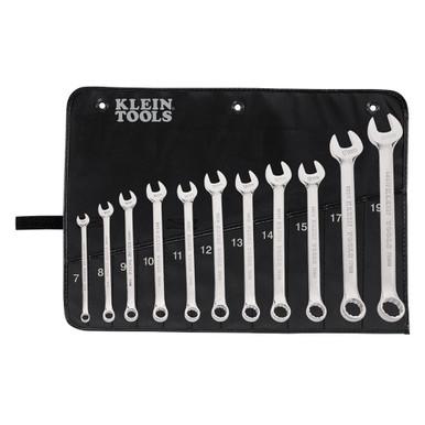 Klein 11 Piece Metric Combination Wrench Set | Klein Tools Spanner Sets ...