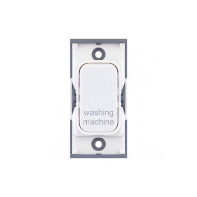 Selectric 20A Double Pole Switch Module Engraved 'Washing Machine ...