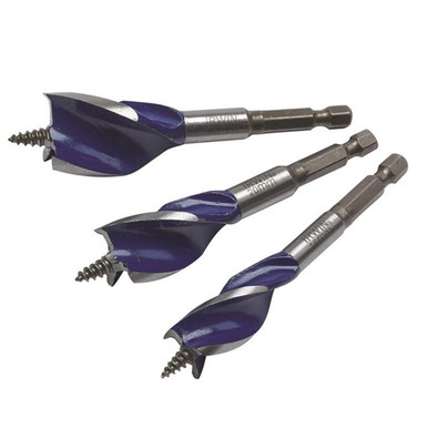 3 Piece Blue Groove Stubby Bit Set - ITS