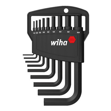 Wiha 350 H9 Hex L-Key 9 Piece Set with Holder | Wiha Hex Key Sets | ITS.co.uk