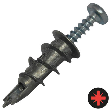 Rawlplug 32mm Self Drill Plasterboard Metal Fixing With Screw - Pack of ...