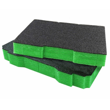 Shadow Foam Systainer & Drawer Combi Inserts 30mm Twin Pack - GREEN - ITS
