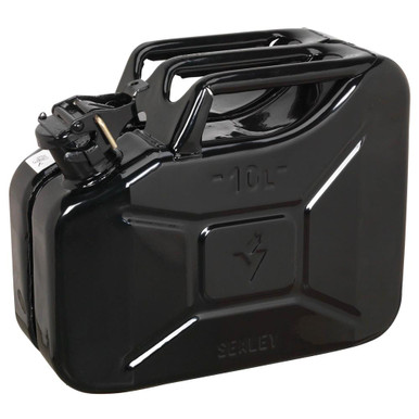 Sealey JC10B Jerry Can 10ltr - Black | Sealey Oil, Petrol and Fuel Cans ...