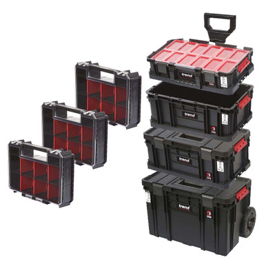 Trend Compact Cart Set with Organisers Cases - ITS