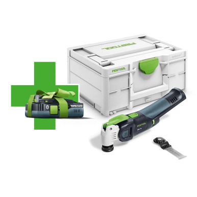 Festool VECTURO OSC 18 18V Multi Tool & Case with Free 4.0Ah Battery ...