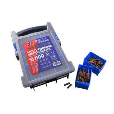 Forgefix 1100 Piece Multi-Purpose Screw Kit | ITS.co.uk|