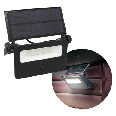 Sealey Extra-Slim Solar Floodlight With Wall Bracket 16W SMD LED | ITS ...