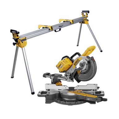 Dewalt DCS727N-XJ 54V FLEXVOLT 250mm Sliding Mitre Saw & DE7023 ...