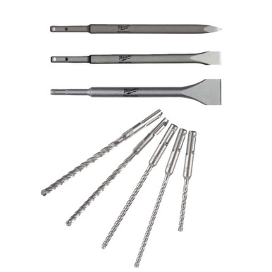 Milwaukee SDS+ MX4 Drill Bit & Chisel Set - 8 Piece | Milwaukee SDS+ ...