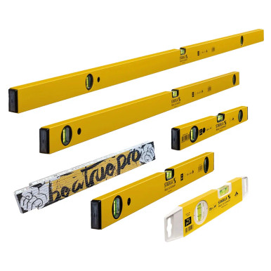 Stabila 6 Piece Type 70-2 Spirit Level Contractors Set (250mm, 400mm ...