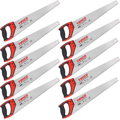 Timco 20 Inch First Fix Wood Saw - Pack of 10 | Timco Hand Saws | ITS.co.uk